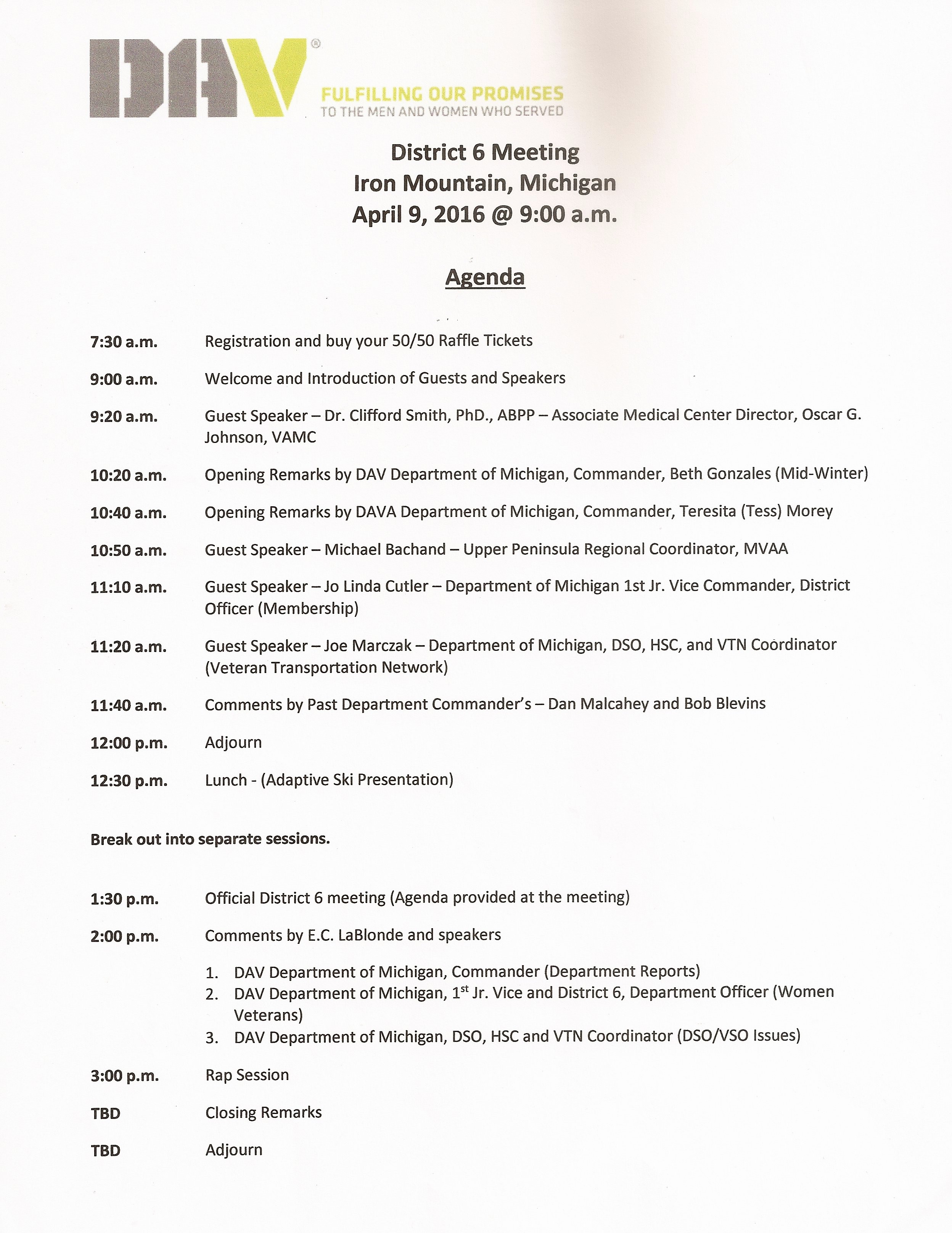 Michigan's Disabled American Veterans > Resources > Publications & Forms